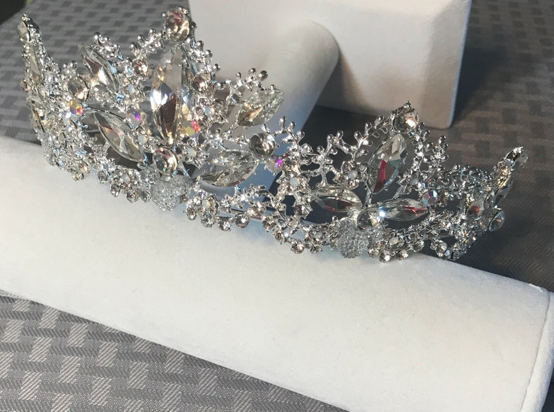 Cinderella Tiara-disney Inspired Wedding-crystal Clear and - Etsy
