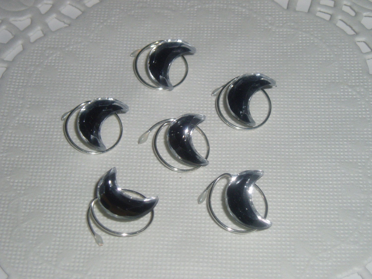 Moon Hair Swirls-Twists-Hair Spins-Spirals-Coils-Clear Acrylic-Dancer ...