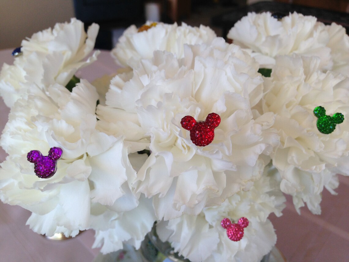 Disney Wedding Bouquets 4 Hidden Mickeys Floral Pins Bouquet - Etsy
