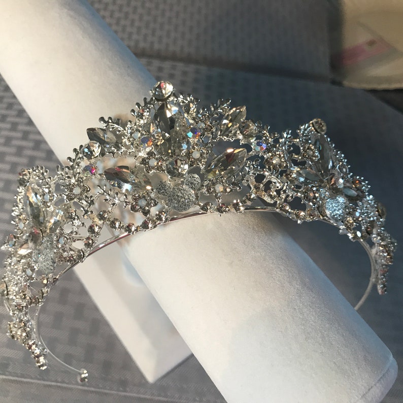 Cinderella Tiara-disney Inspired Wedding-crystal Clear and - Etsy