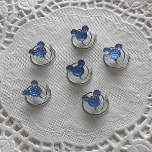 Disney Wedding Hair Swirls-hidden Mickey-something Blue - Etsy