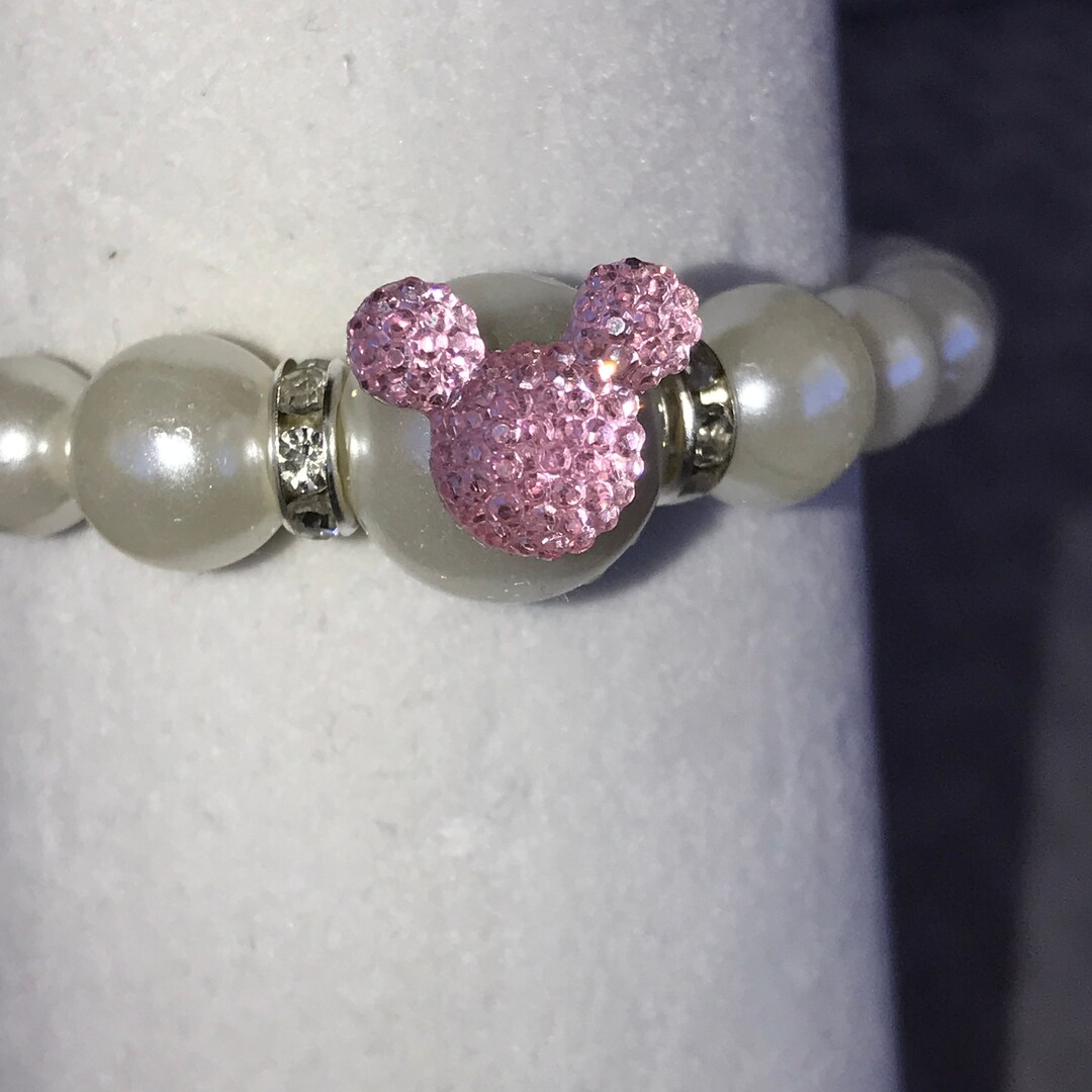 Mickey Minnie Mouse Bracelets, Toddler Bracelet, Flower Girl, Disney ...