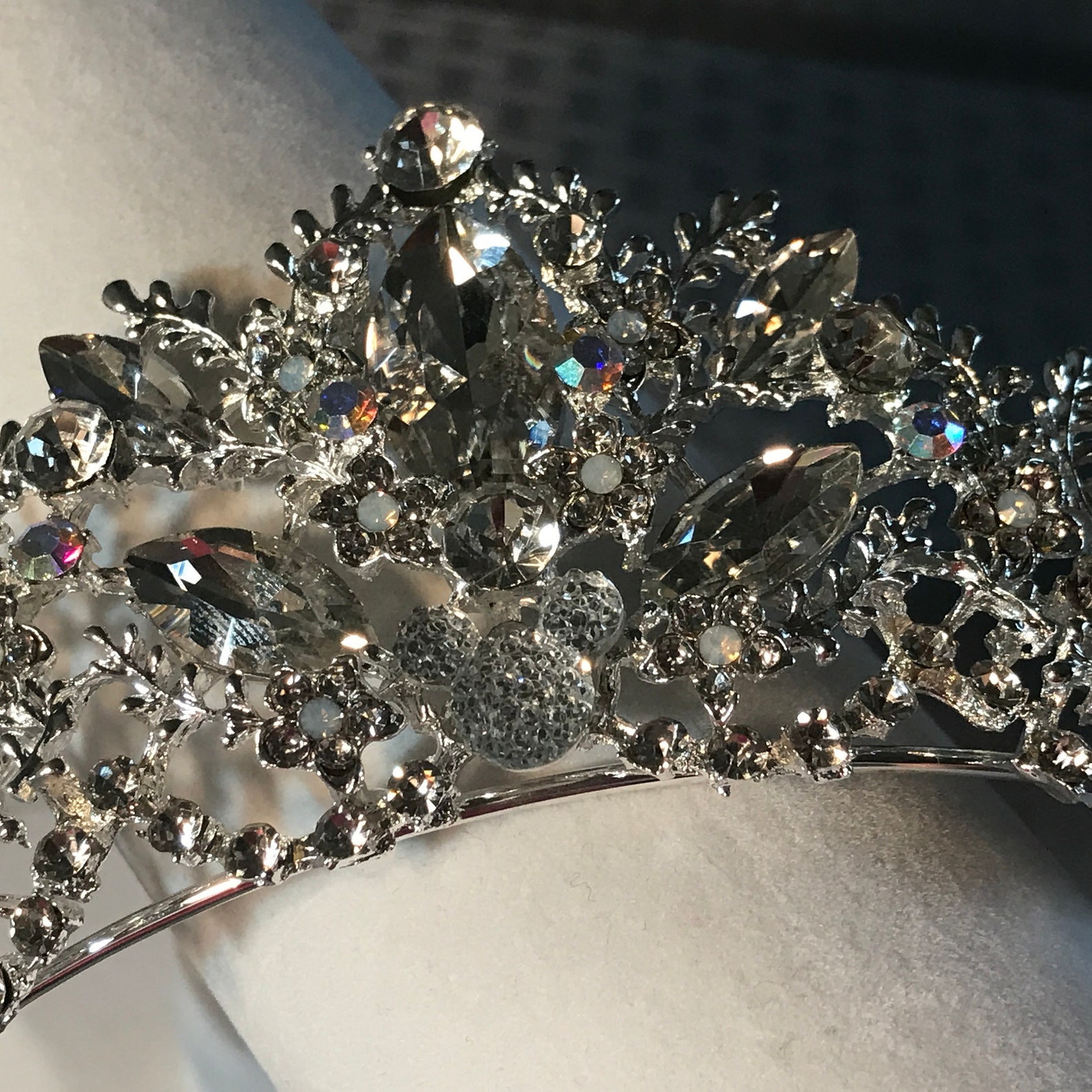 Cinderella Tiara-disney Inspired Wedding-crystal Clear and - Etsy