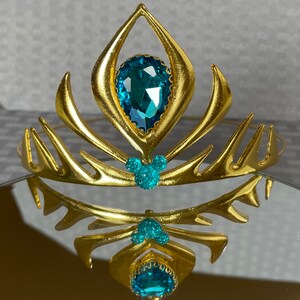 Queen Elsa Tiara Crown, Aqua Blue, Frozen Birthday Party, Disney ...