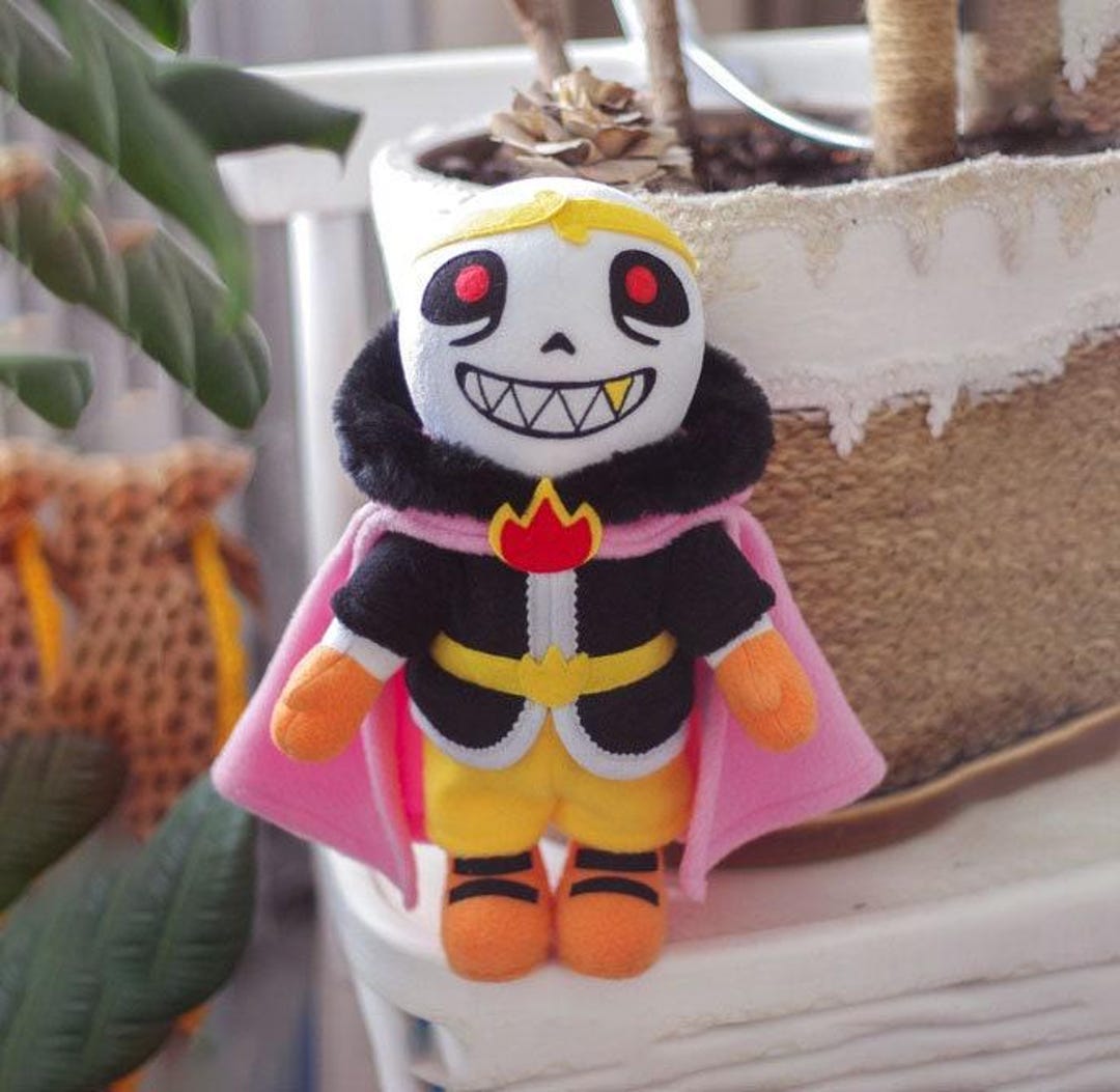 AU Undertale Sans Plush, Gamer Boyfriend Gift, Kawaii Plushie, Stuffed ...