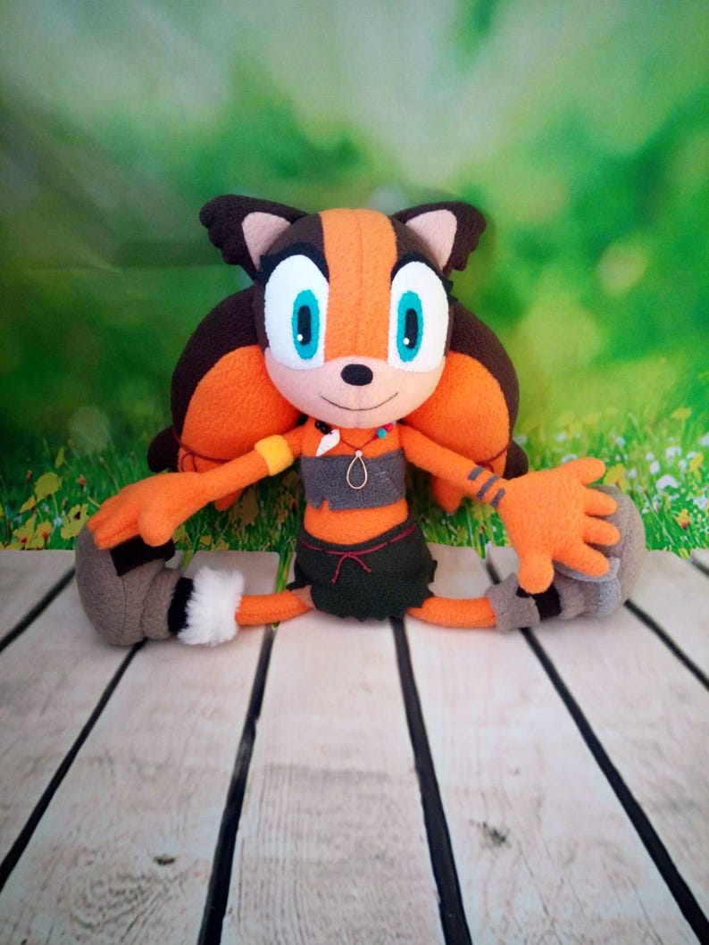 Sticks the Badger Sonic Plush, Sonic the Hedgehog Plush Stuffed Animal ...
