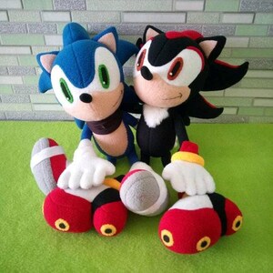 Shadow the Hedgehog Sonic Boom Plush Stuffed Animal 15.7 - Etsy Australia