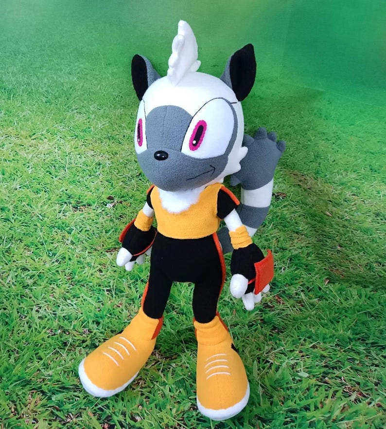 Tangle the Lemur Sonic the Hedgehog, Sonic Birthday, Stuffed Animal 17 ...
