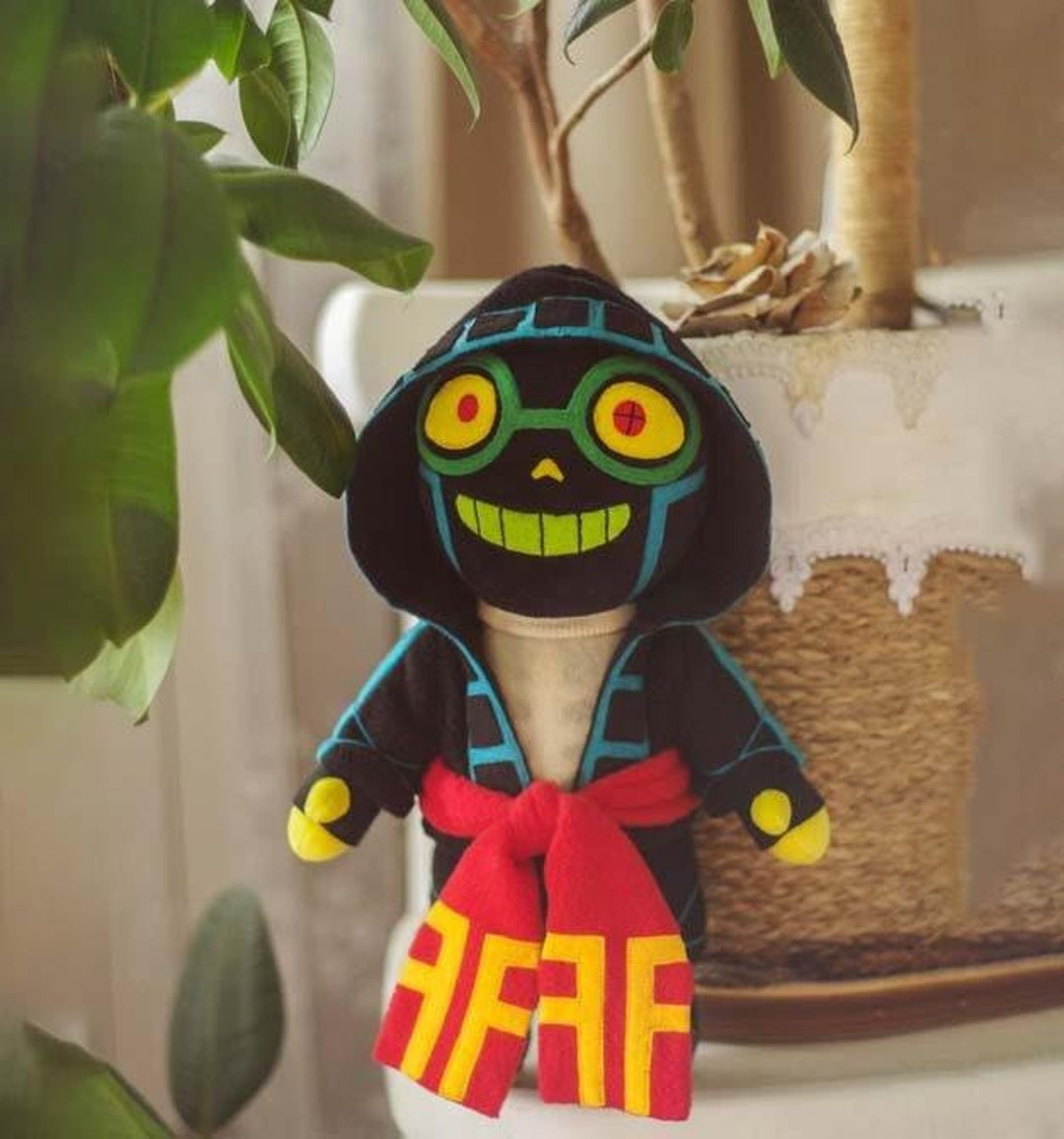 Gradient Undertale Sans Plush, Gamer Boyfriend Gift, Kawaii Plushie ...