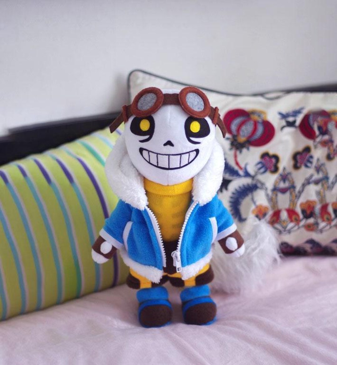 AU Undertale Sans Plush, Gamer Boyfriend Gift, Kawaii Plushie, Stuffed ...