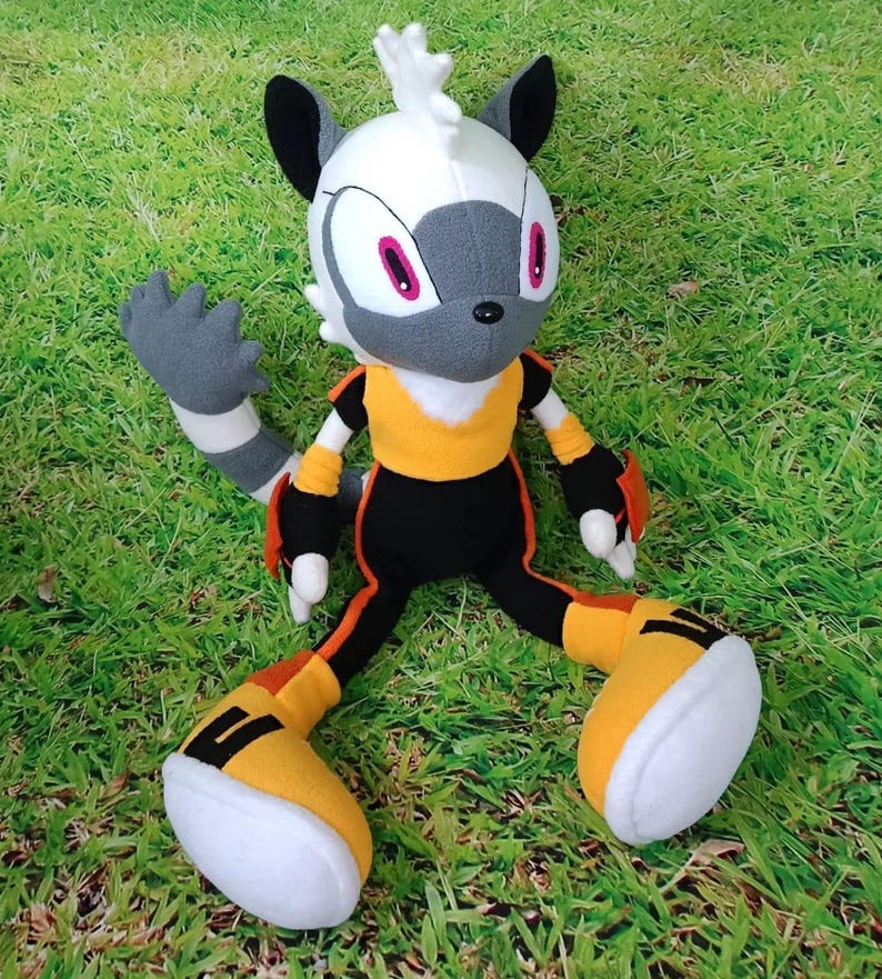 Tangle the Lemur Sonic the Hedgehog, Sonic Birthday, Stuffed Animal 17 ...