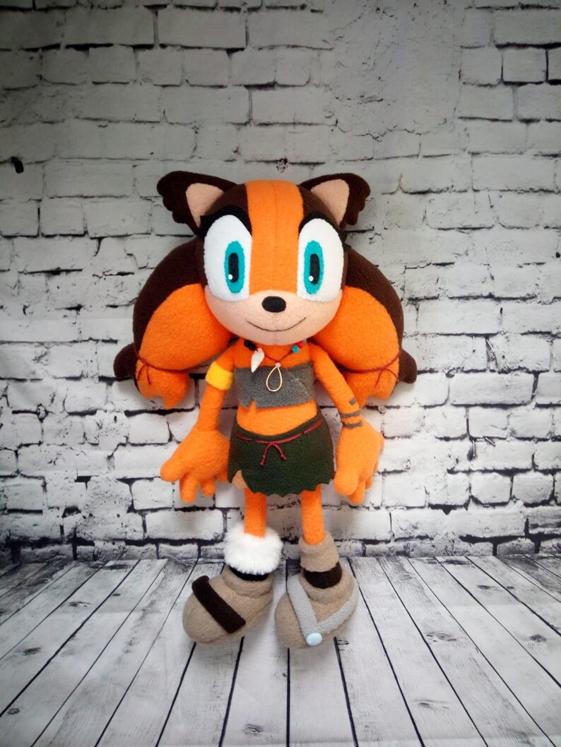 Sticks the Badger Sonic Plush, Sonic the Hedgehog Plush Stuffed Animal ...