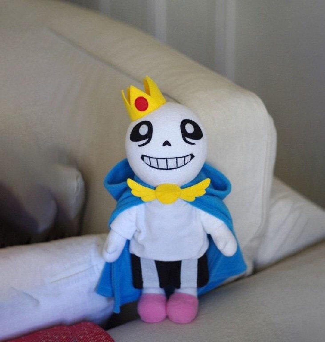 King Undertale Sans Plush, Gamer Boyfriend Gift, Kawaii Plushie ...