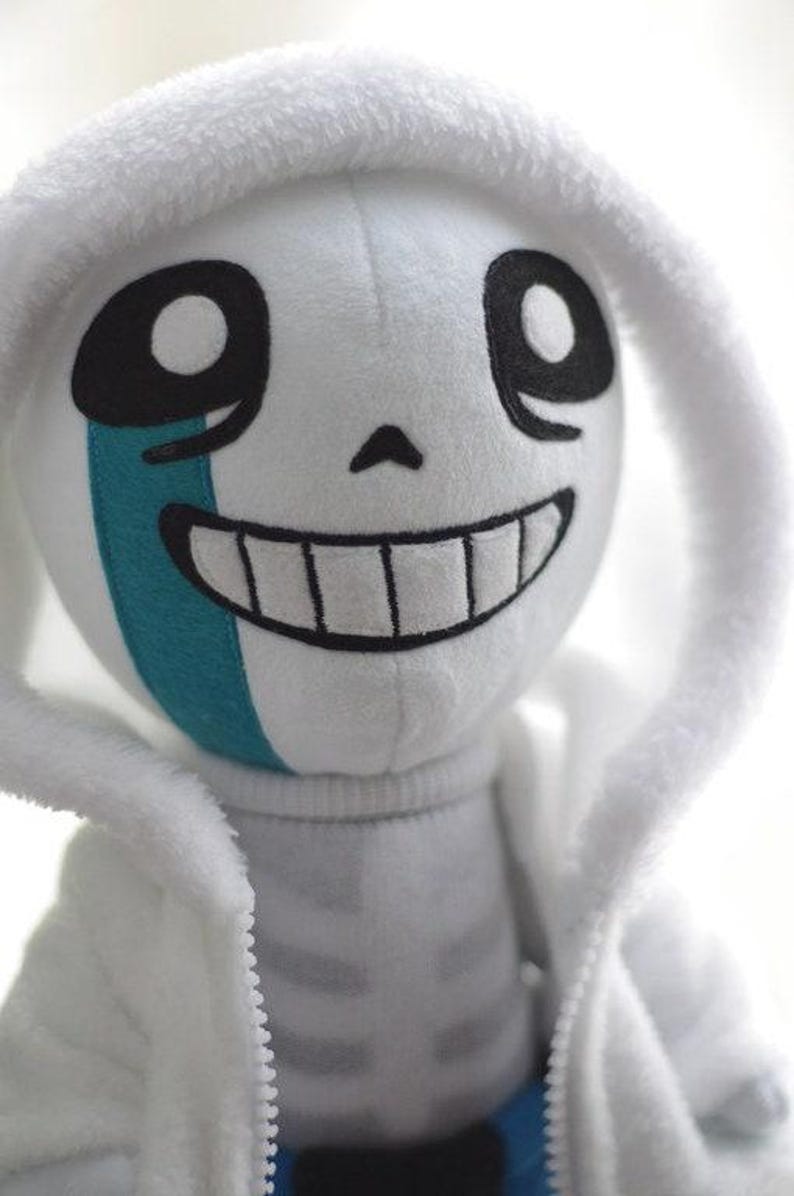 Alpha Undertale Sans Plush, Gamer Boyfriend Gift, Kawaii Plushie ...