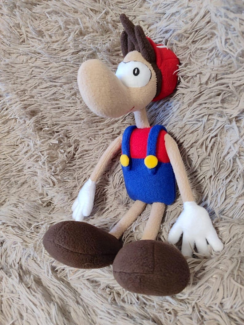 Ray Plumber Plush, Rayman Legends, Mario Plush, Kawaii Plush, Stuffed ...