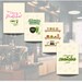 Matcha Kitchen Wall Art Digital Prints | Set of 4 Gallery Printable ...