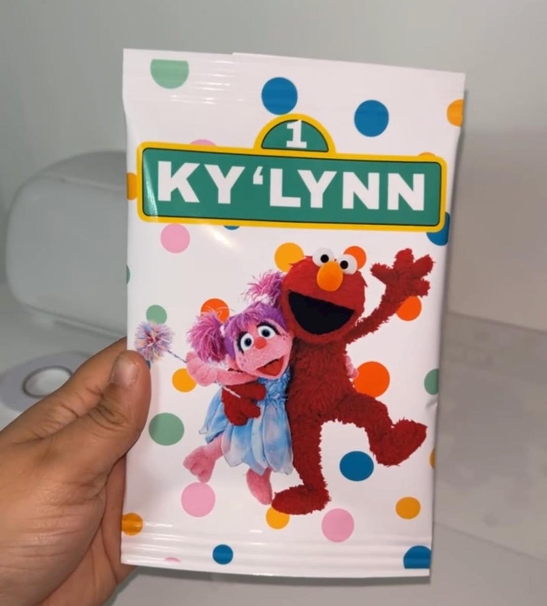 Custom Abby Cadabby & Elmo Chip Bags Party Favors - Etsy