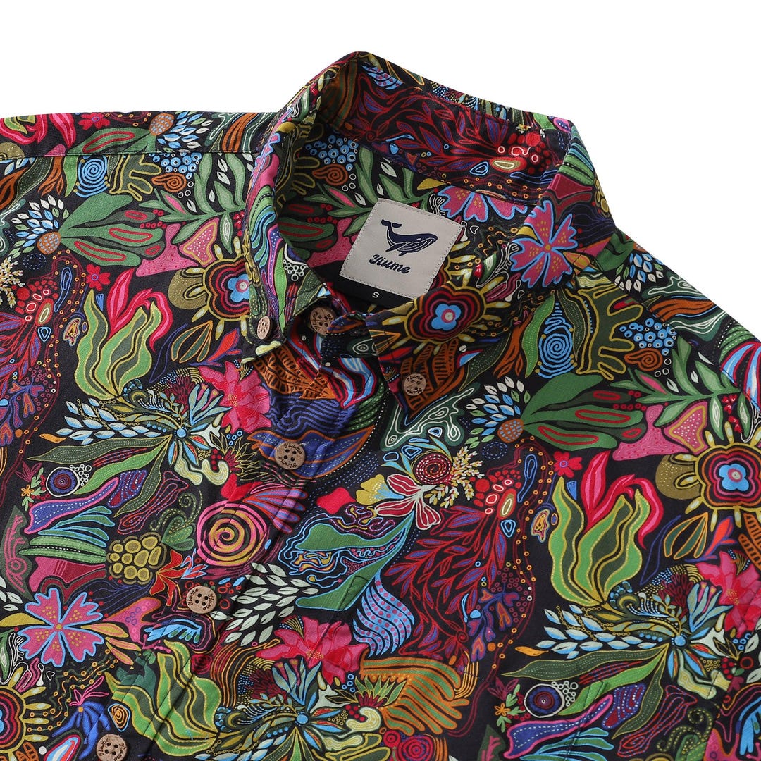 Aloha Flourish by Josephine George 1950s Hawaiian Shirt for Men ...