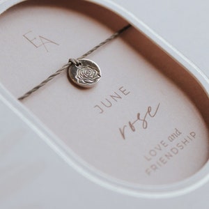 Rose Bracelet, June Birth Flower Jewelry, Birthday Gifts for Her - Etsy