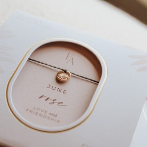 Rose Bracelet, June Birth Flower Jewelry, Birthday Gifts for Her - Etsy