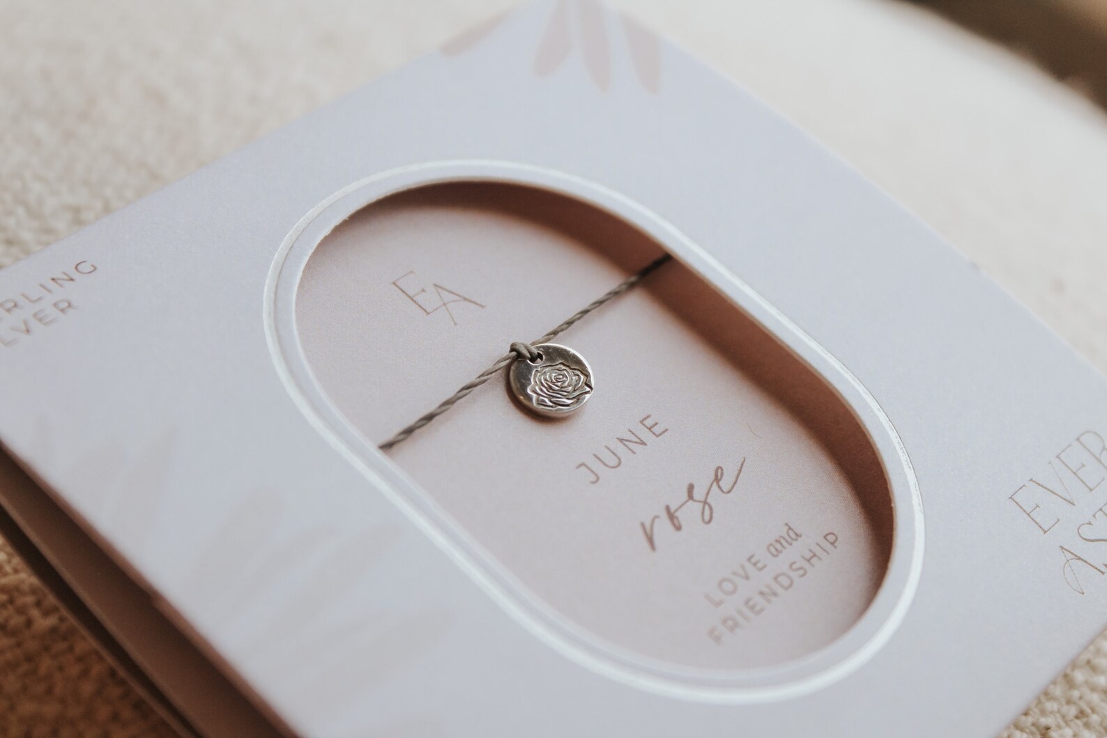 Rose Bracelet June Birth Flower Jewelry Gift for Bridesmaids | Etsy