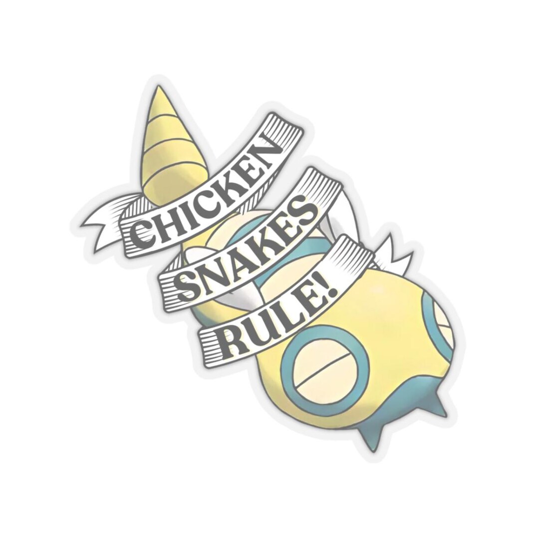 CHICKEN SNAKES RULE sticker - Etsy