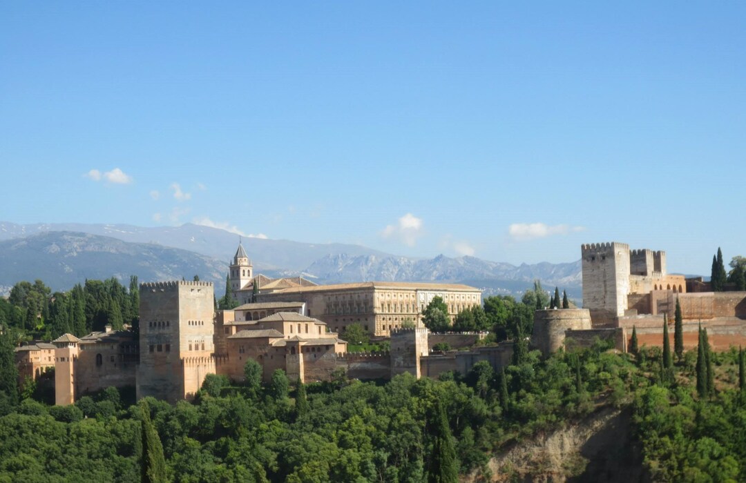Intricate Alhambra Granada Inspired Digital Print for Spanish Decor ...