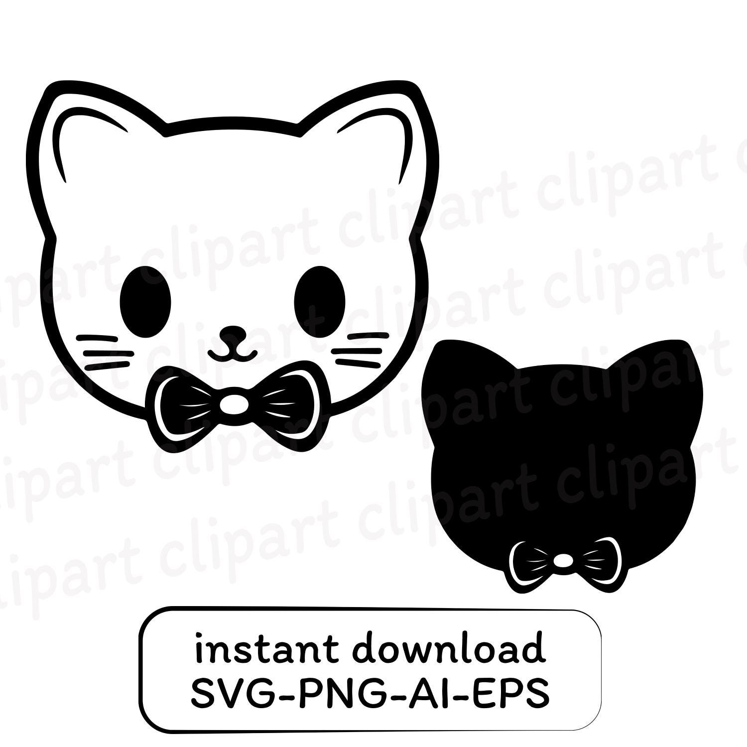 Kitty SVG Files for Cricut, Hello Svg T Shirt Design. Cute Gift for ...