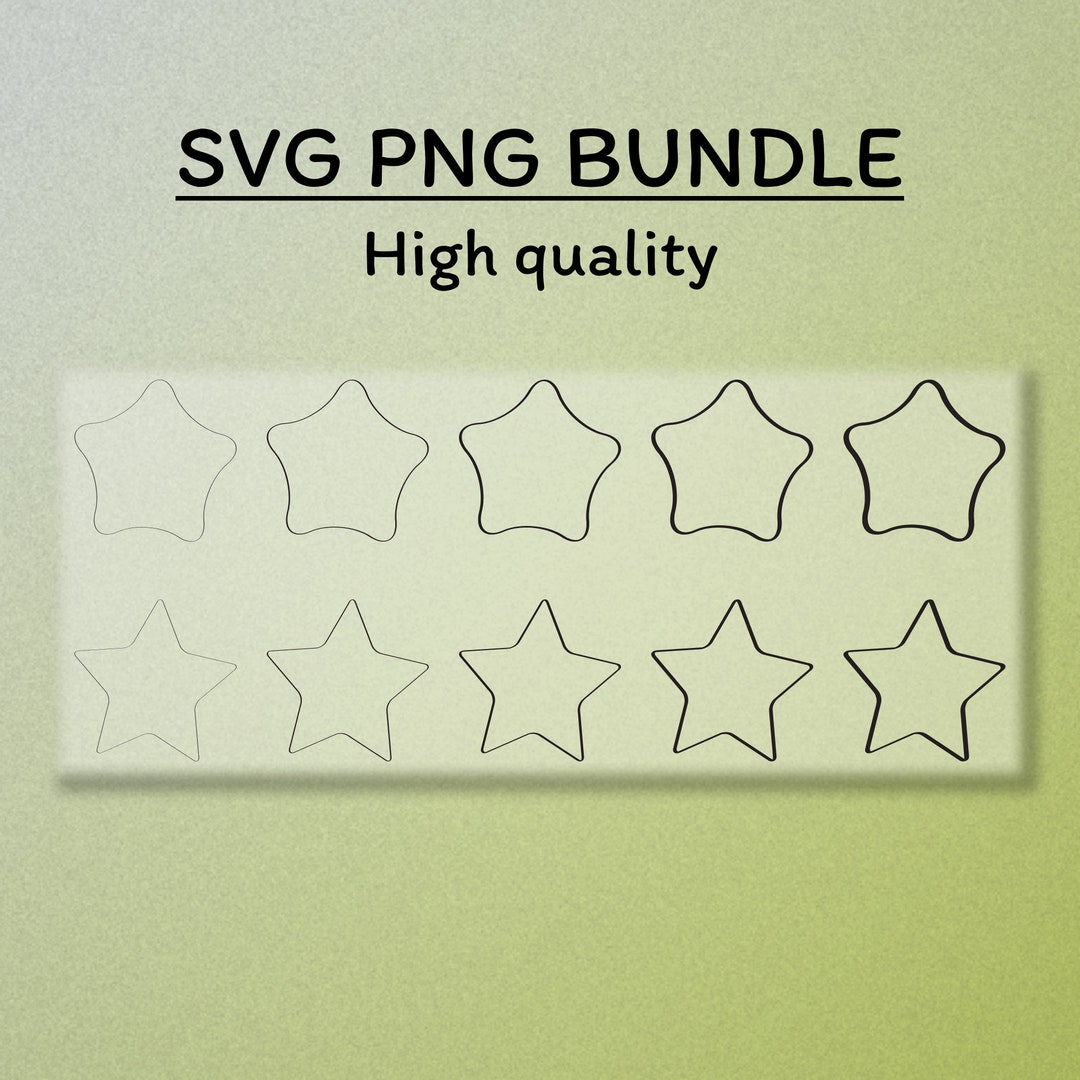 STARS Frame SVG, Strars Monogram Svg, Stars Svg Png Files, Svg STARS ...