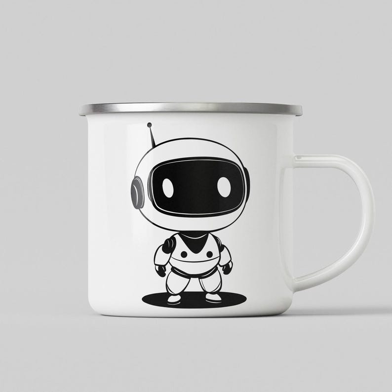 Love Death and Robots Svg Black and White Print for Digital Download ...