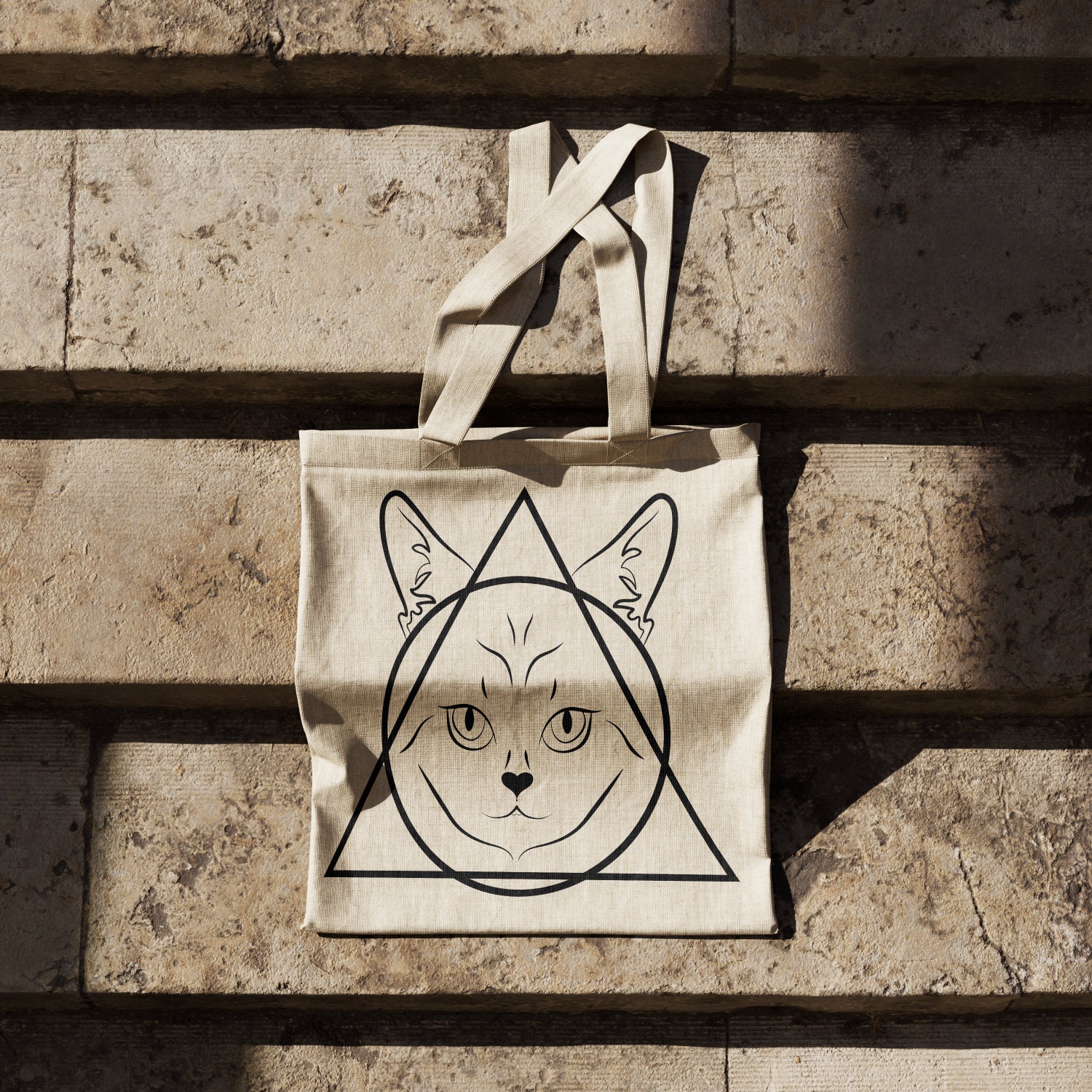 Cat in the Therian Star in Png Svg AI EPS and DXF Formats. Cat's Ears ...