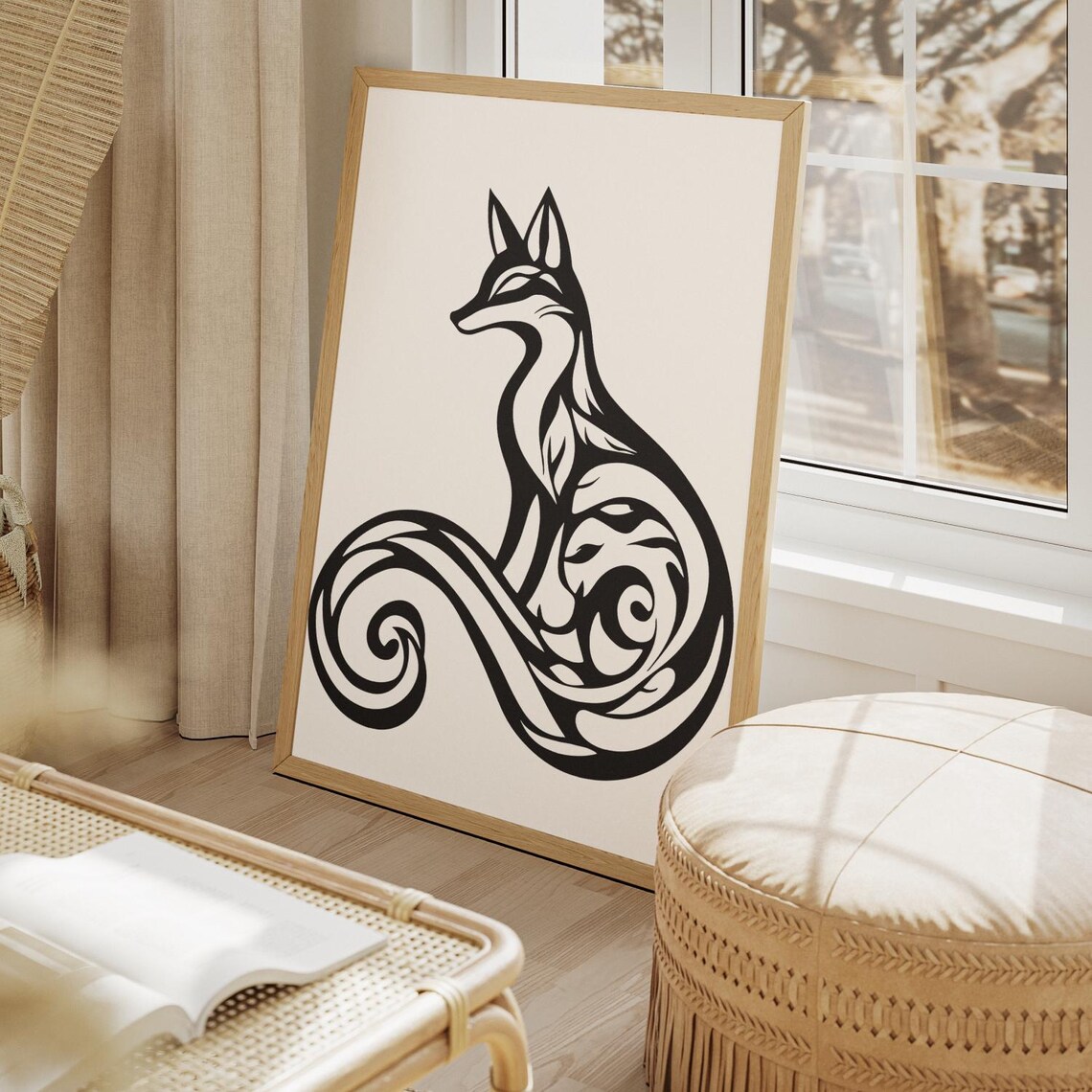 Fox Silhouette DXF: Ideal for Laser & Plasma Cutting Projects, for ...