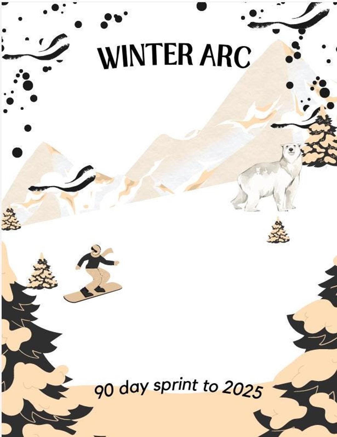 Winter Arc Planner - Etsy