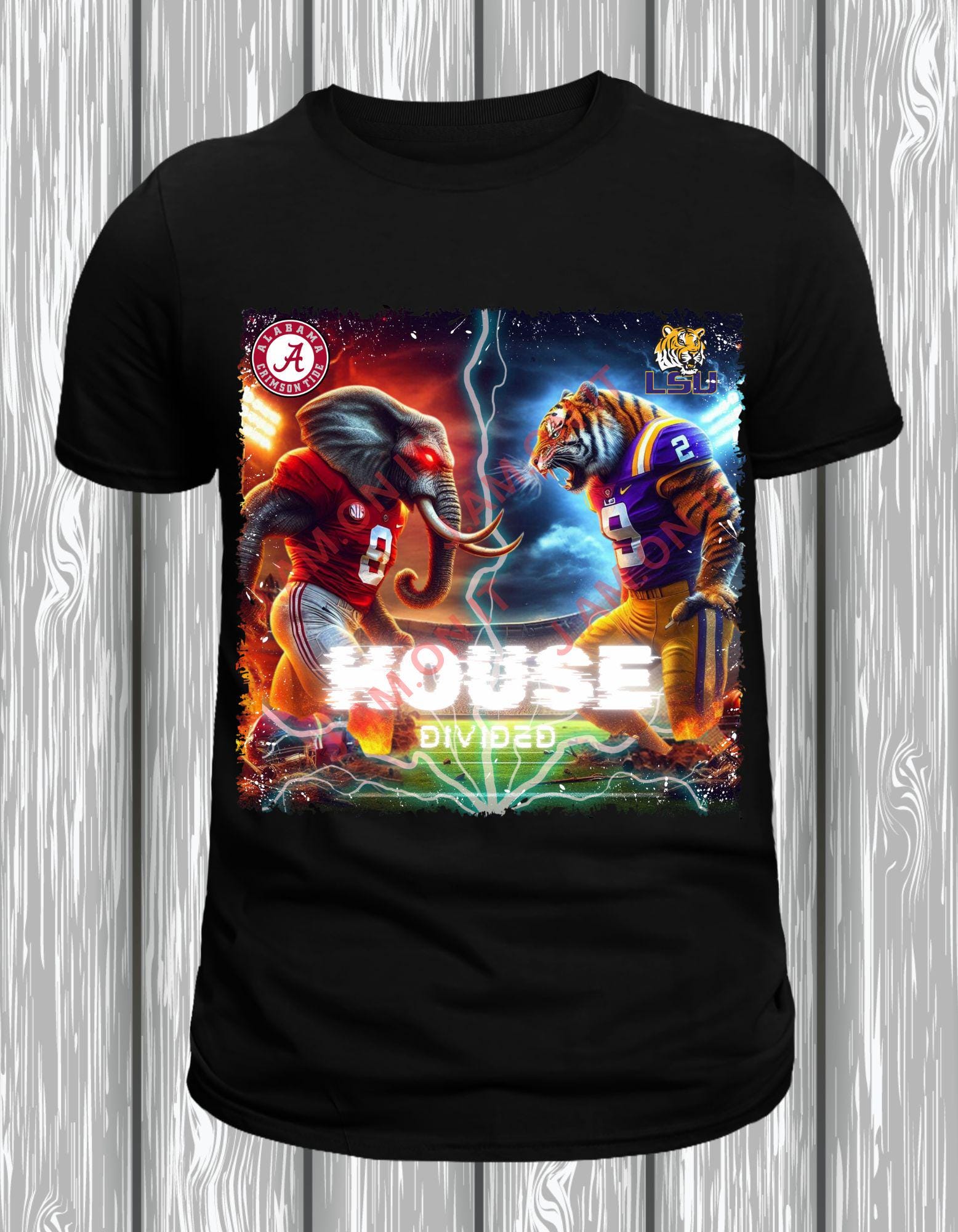 LSU Bama House Divided LSU Vs Alabama Roll Tide PNG - Etsy