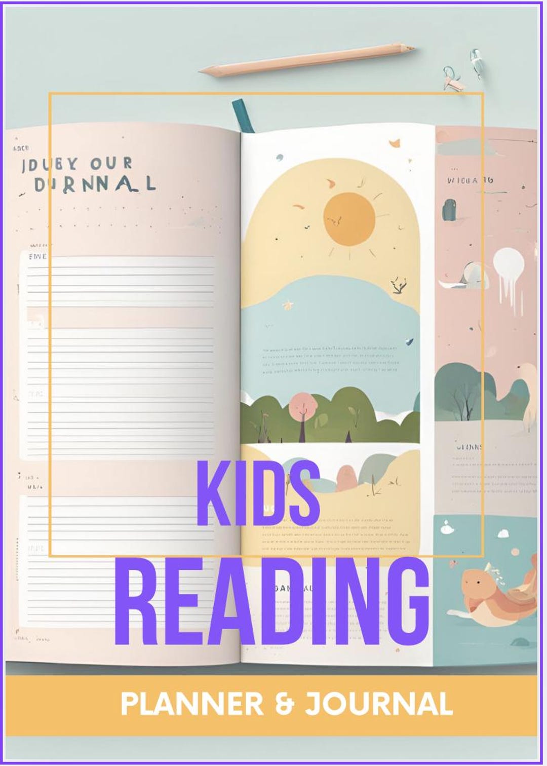 2025 Kids Reading Planner & Journal - Etsy