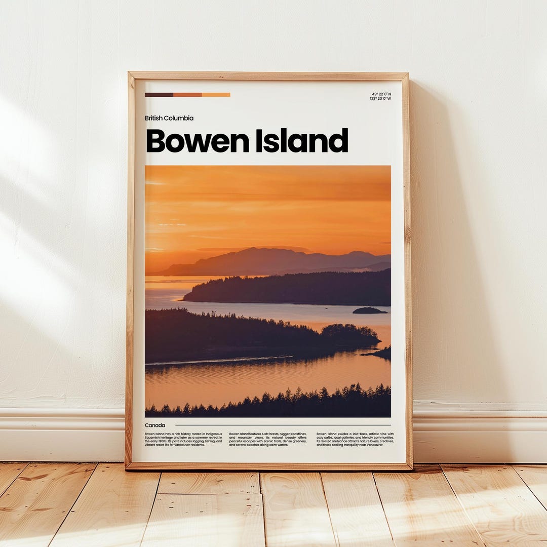 Bowen Island Poster, Bowen Island Print, Bowen Island Photo, Bowen ...
