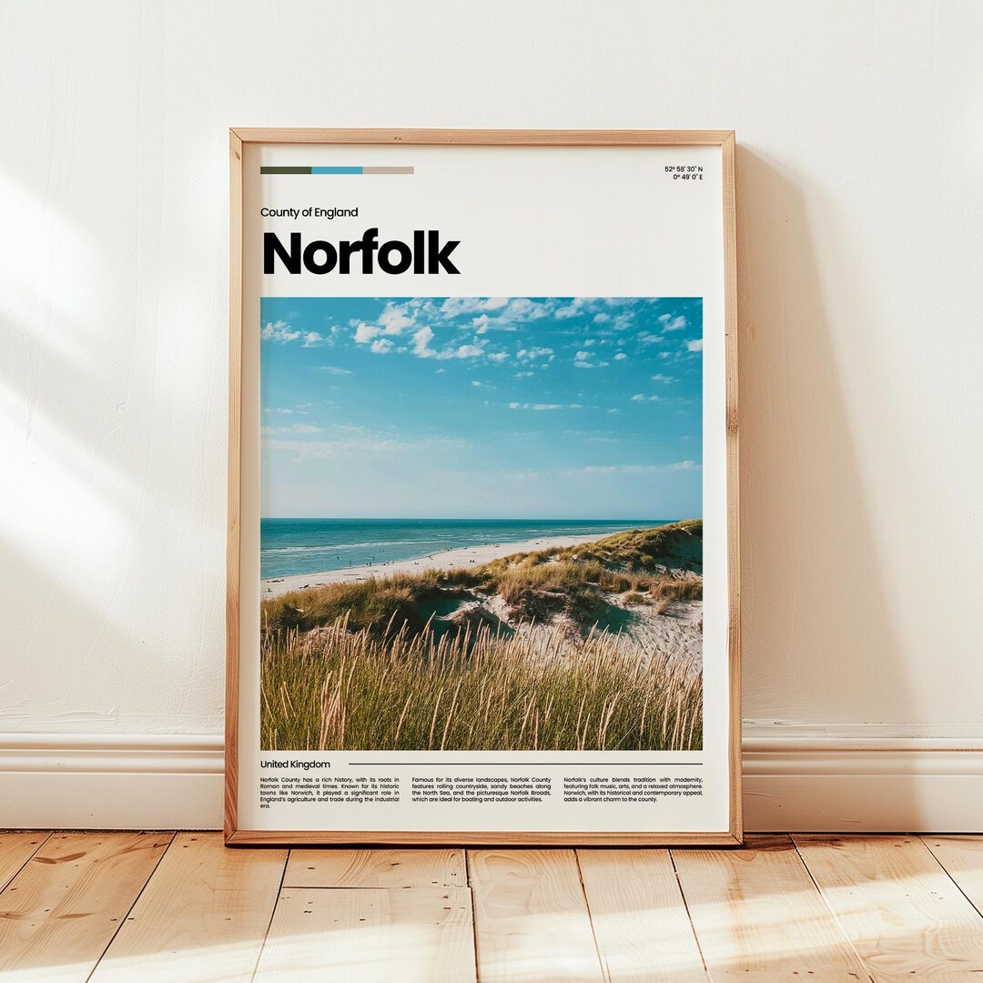 Norfolk Poster, Norfolk Print, Norfolk Photo, Norfolk Wall Art, England ...