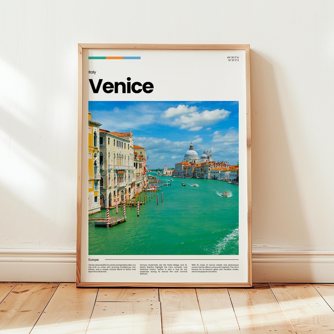 Venice Poster, Venice Print, Venice Photo, Venice Wall Art, Italy ...