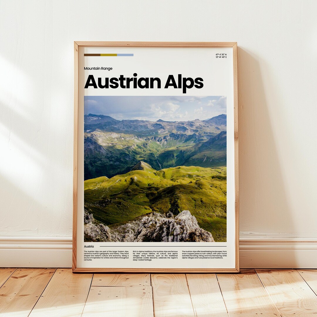 Austrian Alps Poster, Austrian Alps Print, Austrian Alps Photo ...