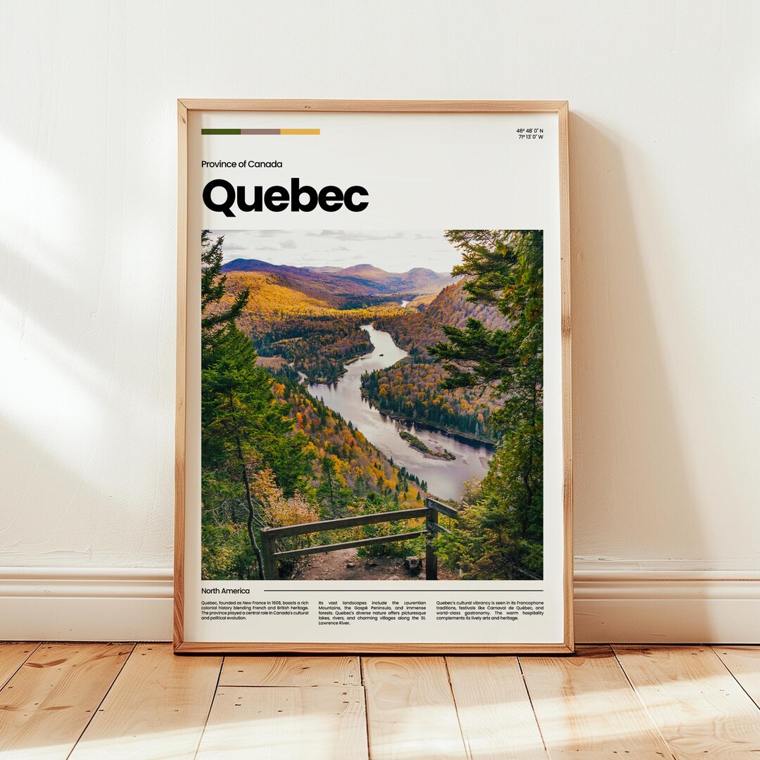 Quebec Poster, Quebec Print, Quebec Photo, Quebec Wall Art, Canada ...