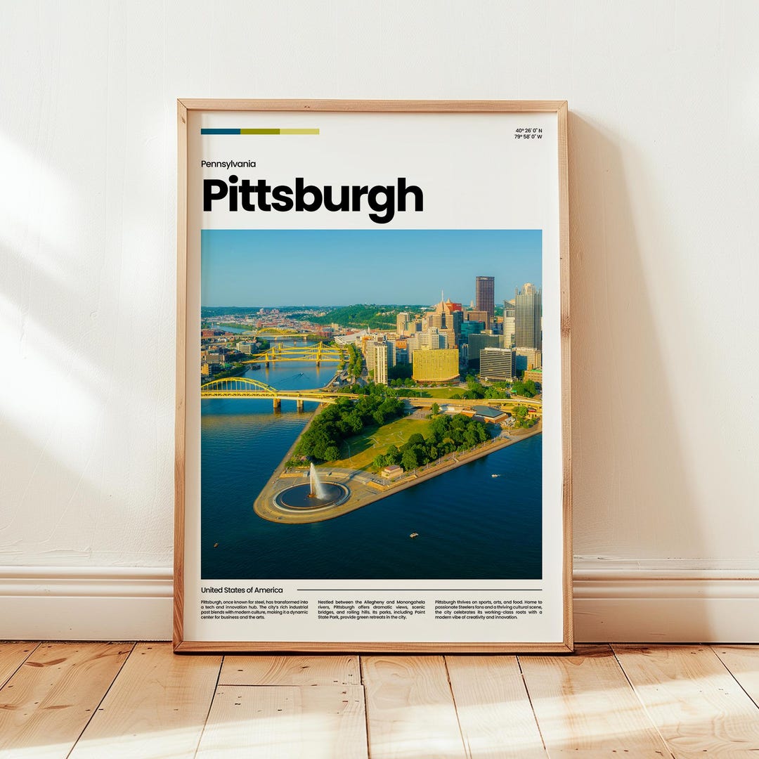 Pittsburgh Poster, Pittsburgh Print, Pittsburgh Photo, Pittsburgh ...