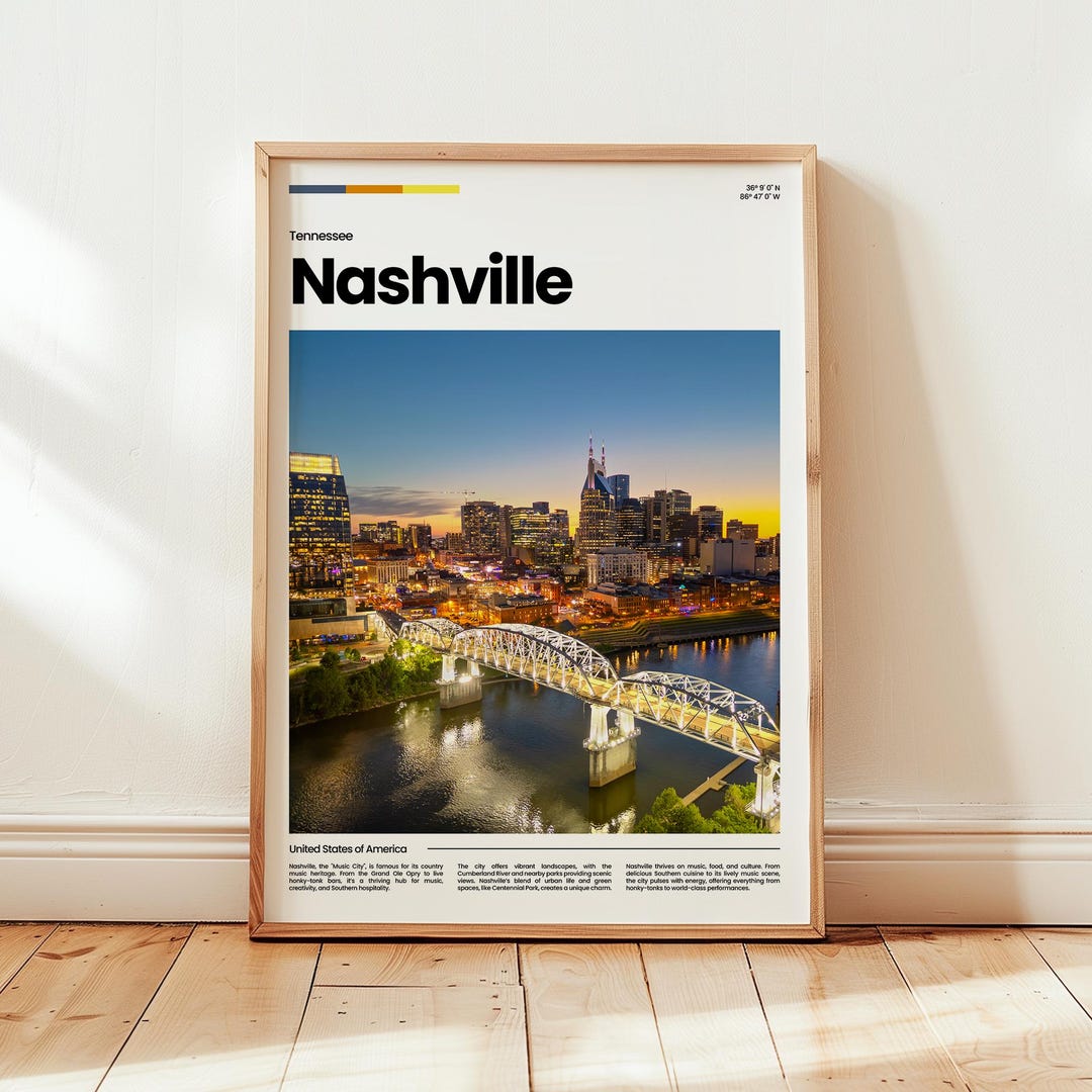 Nashville Poster, Nashville Print, Nashville Photo, Nashville Wall Art ...