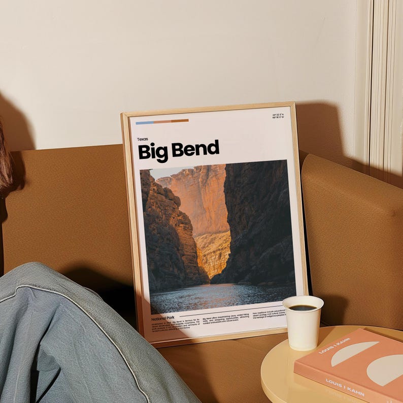 BIG BEND Travel Poster, Big Bend Poster, Big Bend Photo Poster, Big ...
