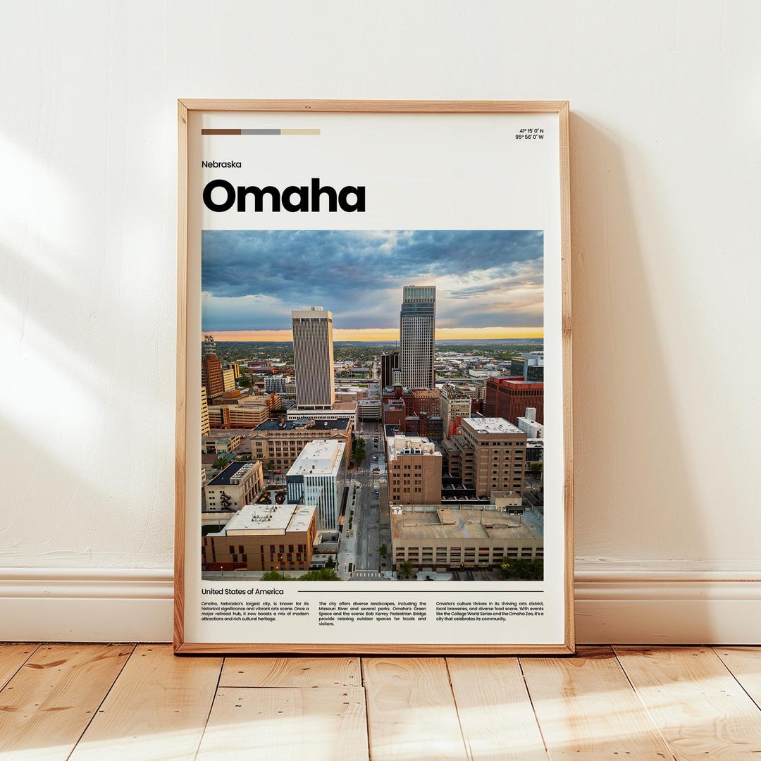 Omaha Poster, Omaha Print, Omaha Photo, Omaha Wall Art, Nebraska Poster ...