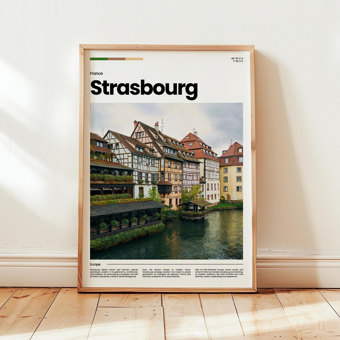 Strasbourg Poster, Strasbourg Print, Strasbourg Photo, Strasbourg Wall ...