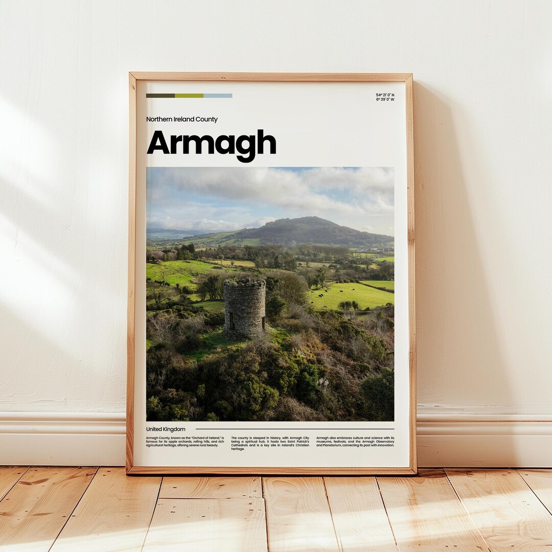 Armagh Poster, Armagh Print, Armagh Photo, Armagh Wall Art, Northern ...