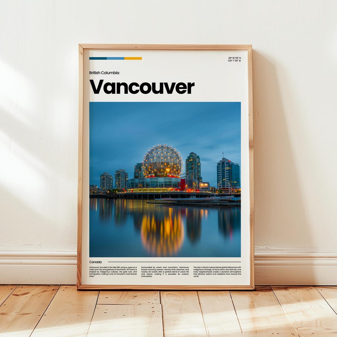 Vancouver Poster, Vancouver Print, Vancouver Photo, Vancouver Wall Art ...