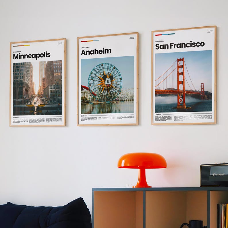 ANAHEIM Travel Poster, Anaheim Poster, Anaheim Photo Poster, Anaheim ...