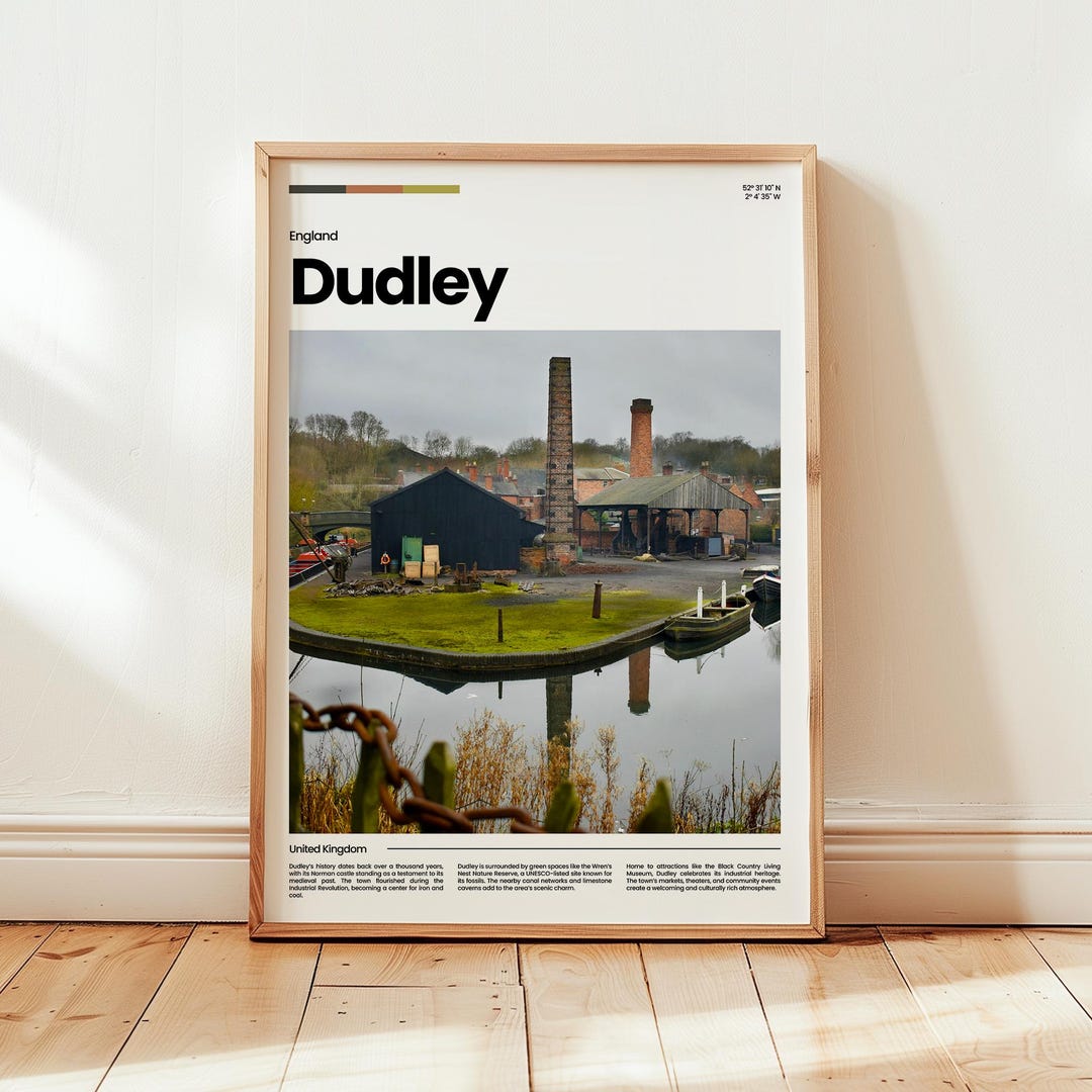 Dudley Poster, Dudley Print, Dudley Photo, Dudley Wall Art, England ...