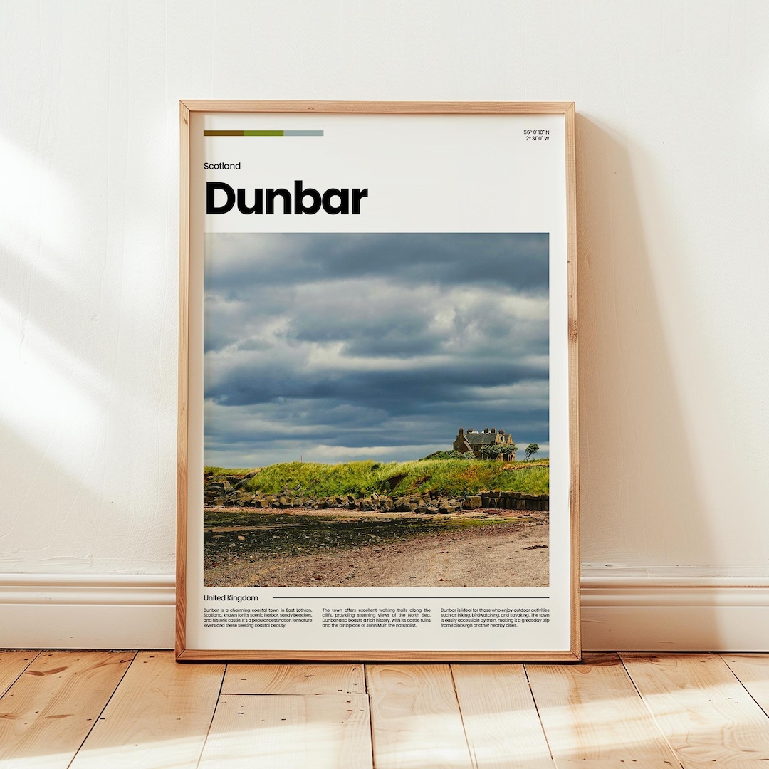 Dunbar Poster, Dunbar Print, Dunbar Photo, Dunbar Wall Art, Scotland ...